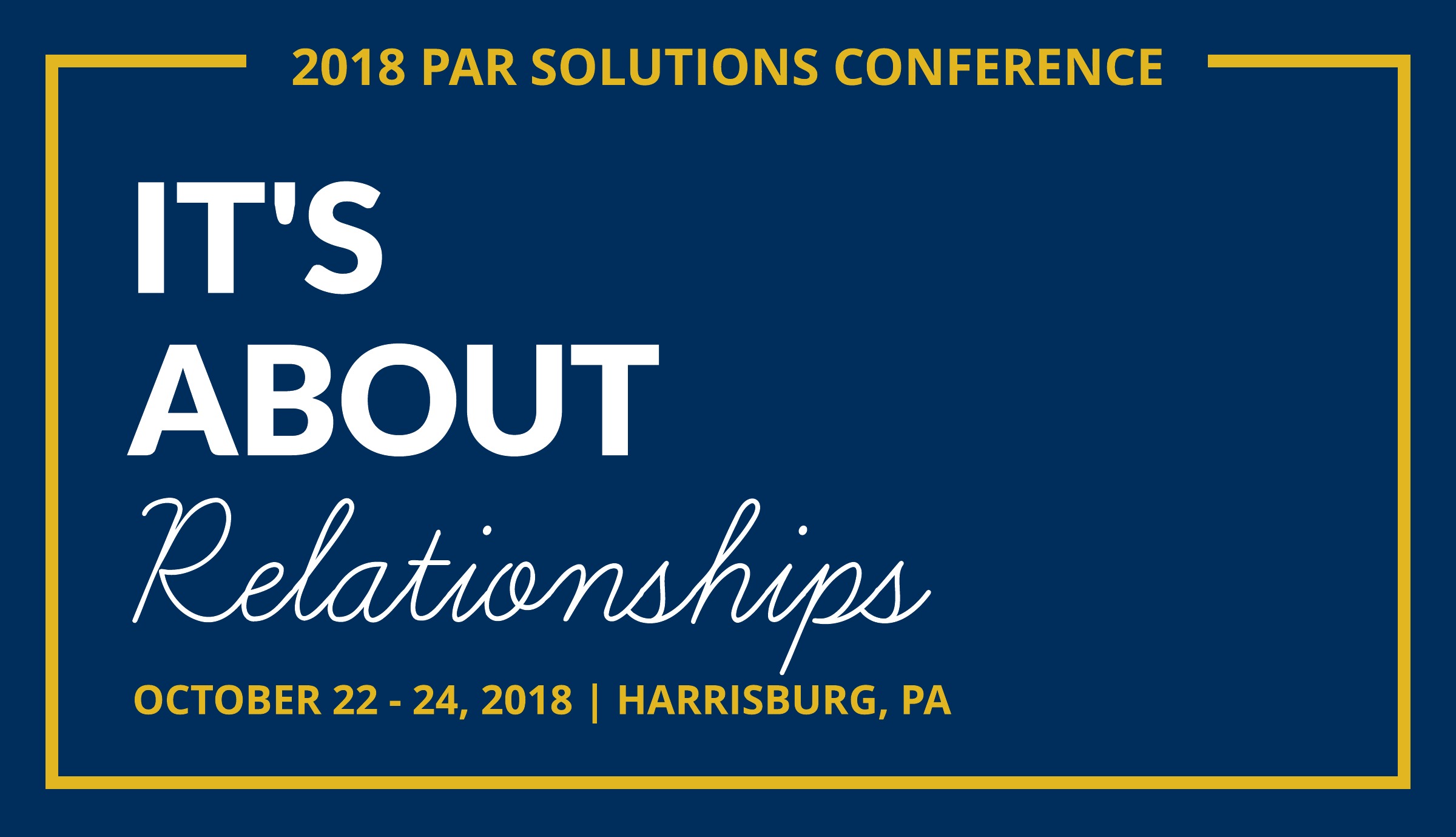 2018 PAR Solutions Conference
